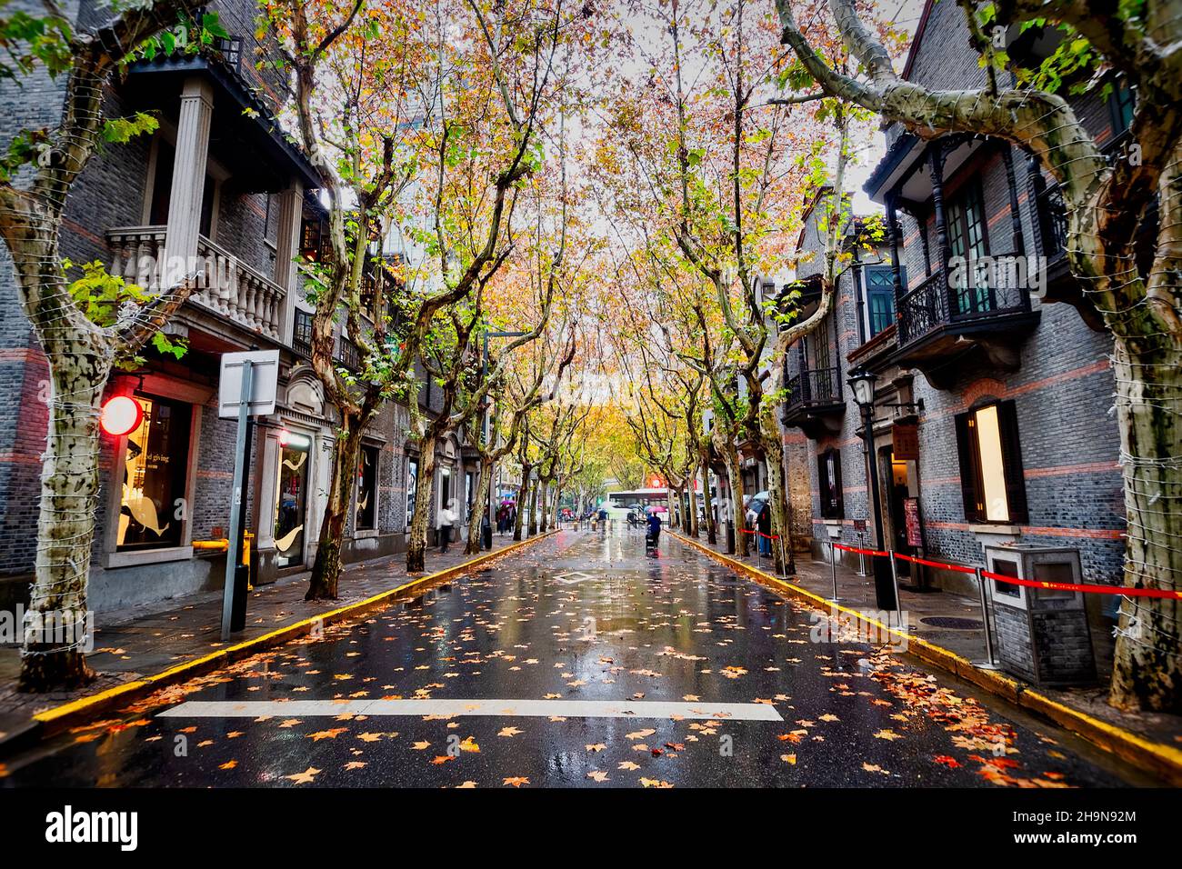 Wet cityscape hi-res stock photography and images - Alamy