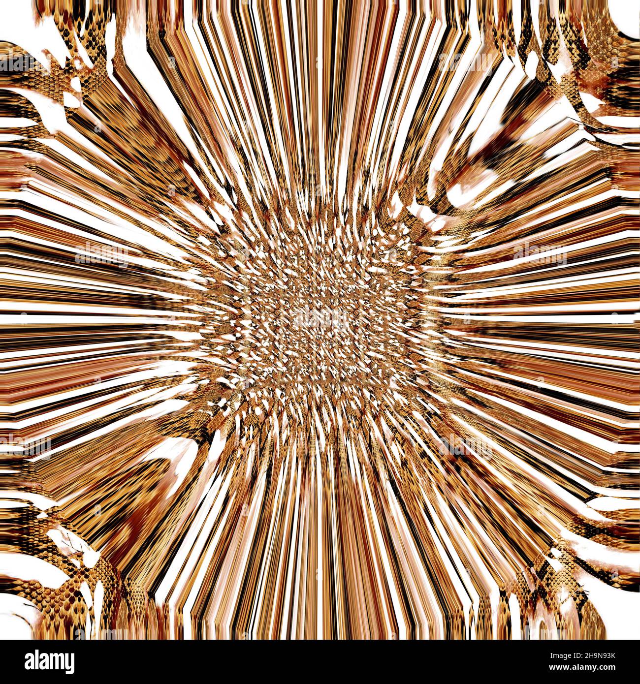 Abstract Hand Drawing Leopard Animal Skin Shapes with Psychedelic ...