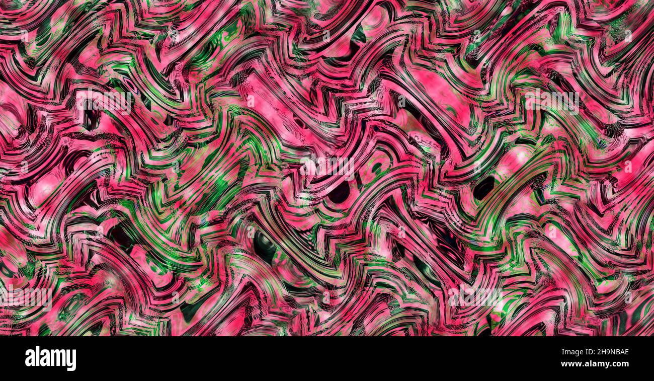 Abstract Hand Drawing Leopard Animal Skin Shapes with Psychedelic ...