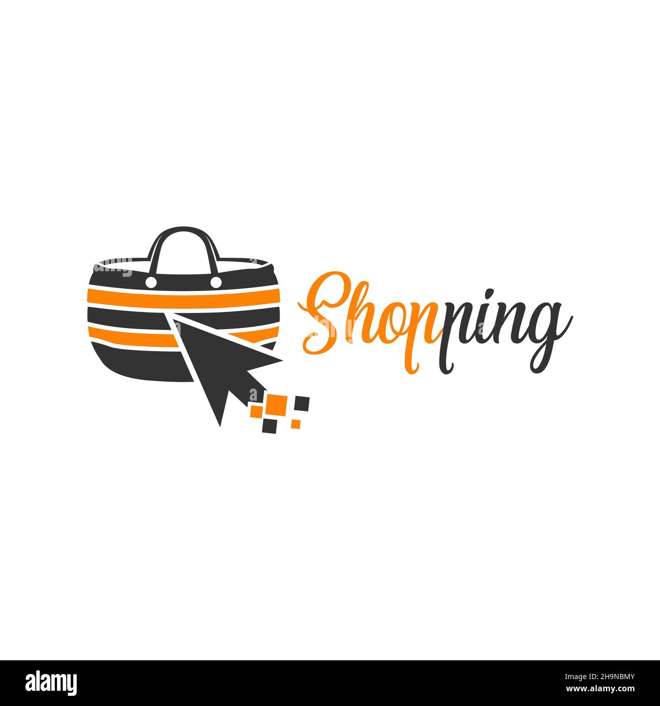 logo bag design online shopping Stock Photo - Alamy