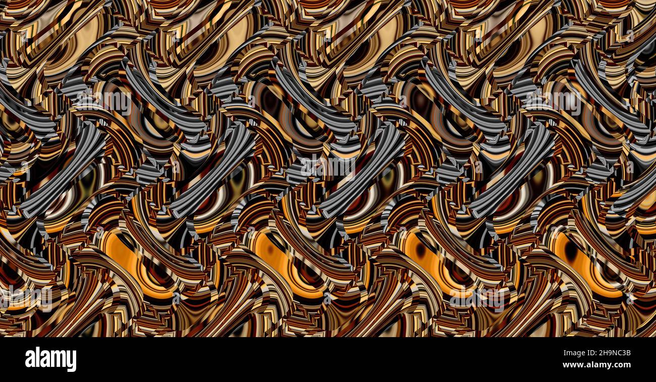 Abstract Hand Drawing Leopard Animal Skin Shapes with Psychedelic ...