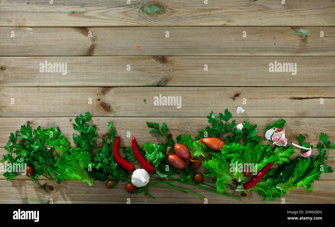 Natural background with fresh vegetables Stock Photo - Alamy