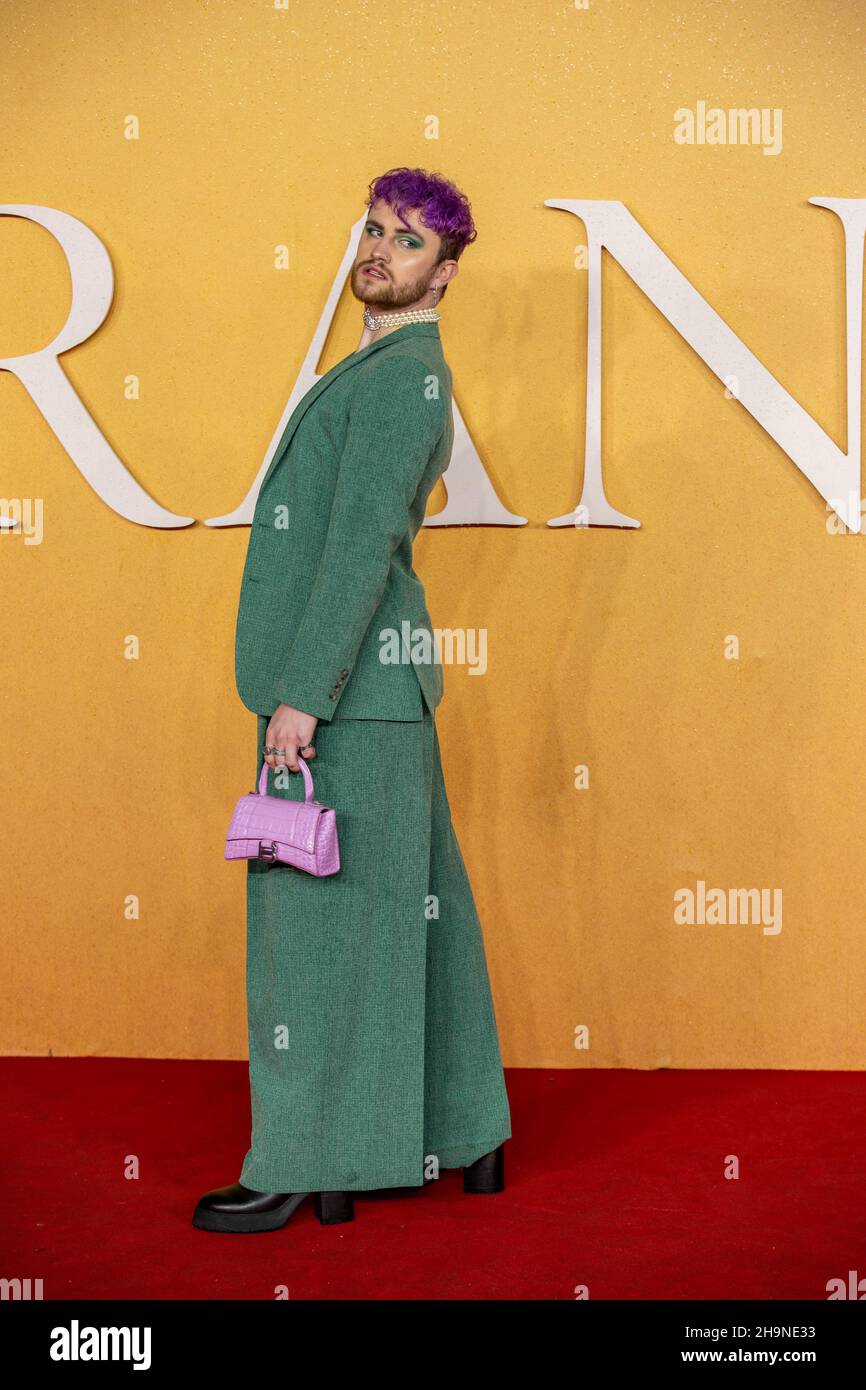 Max Hovey attends the UK Premiere of "Cyrano" at Odeon Luxe Leicester ...