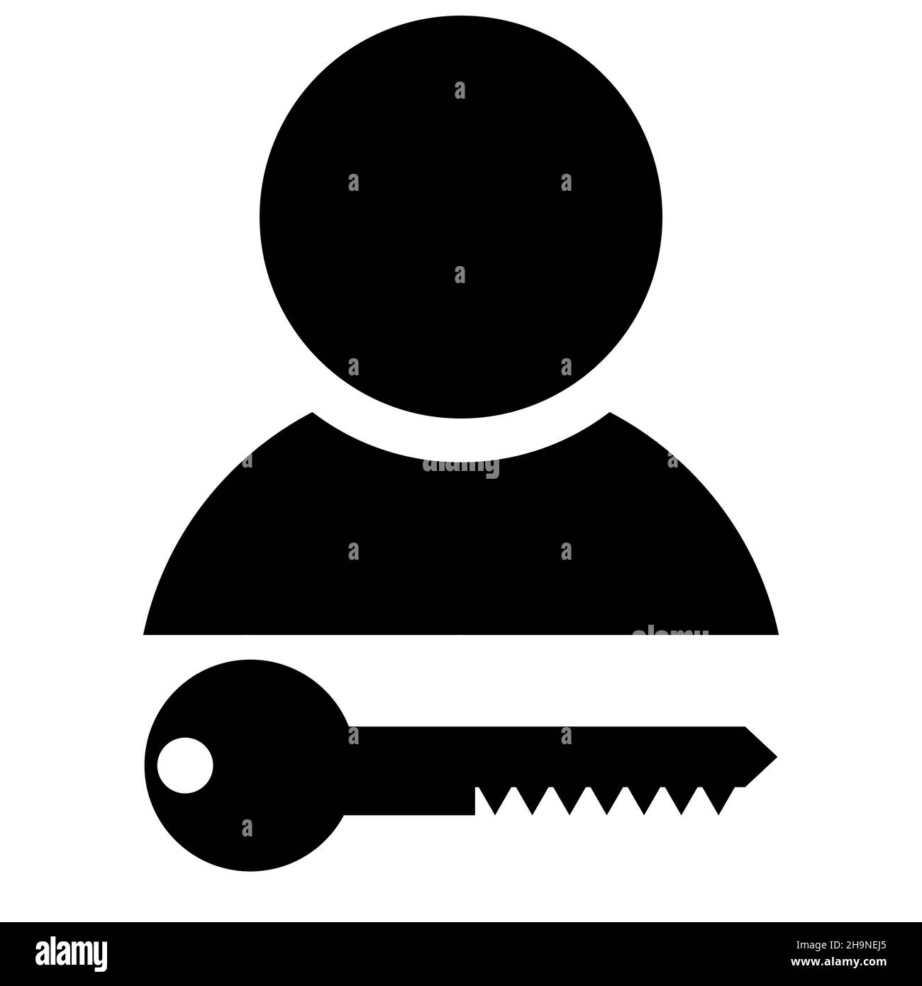 Access icon on white background. Personal key sign. key access symbol ...