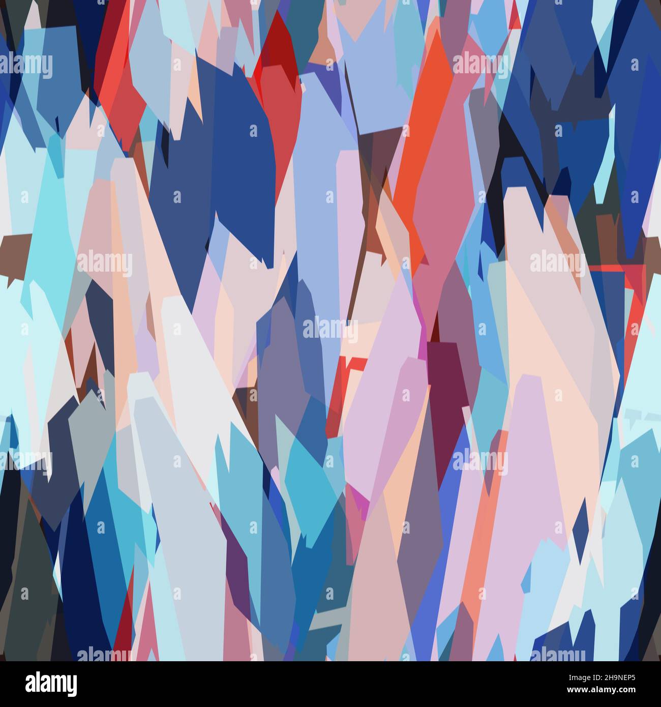 Seamless funky expressive and energetic paper cut out collage surface ...