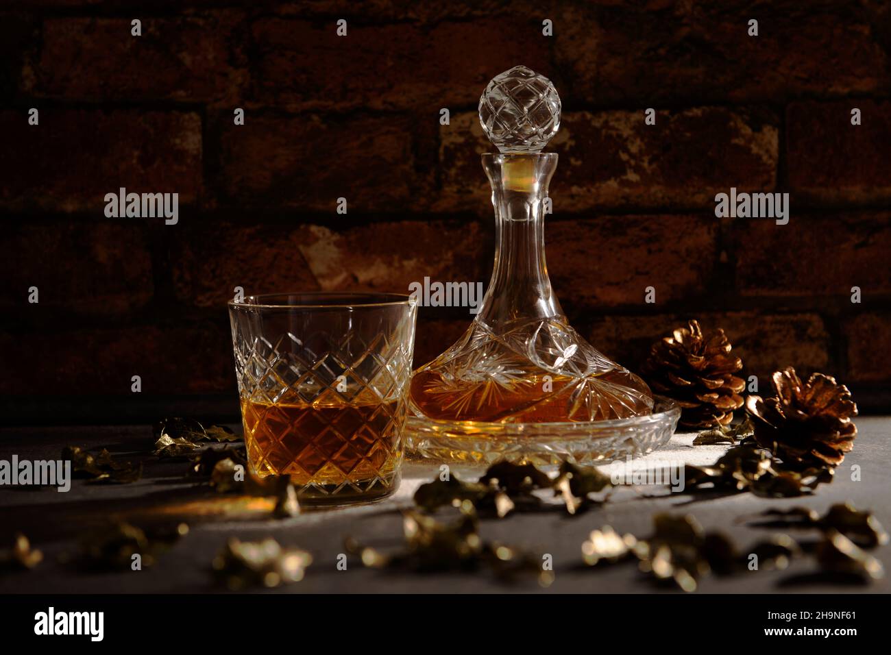 crystal whisky set, crystal glass of whisky and crystal handmade ...