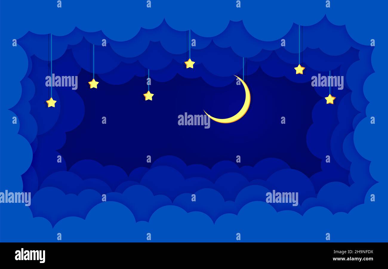 Postcard blue sky cloud Stock Vector Images - Alamy