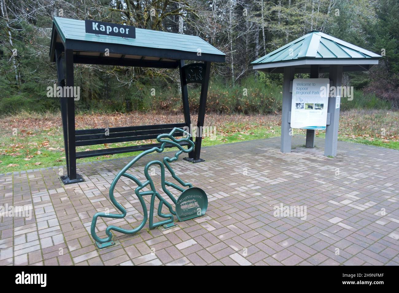 Entrance Table to Kapoor Regional Park Historic Leechtown Mining Town ...