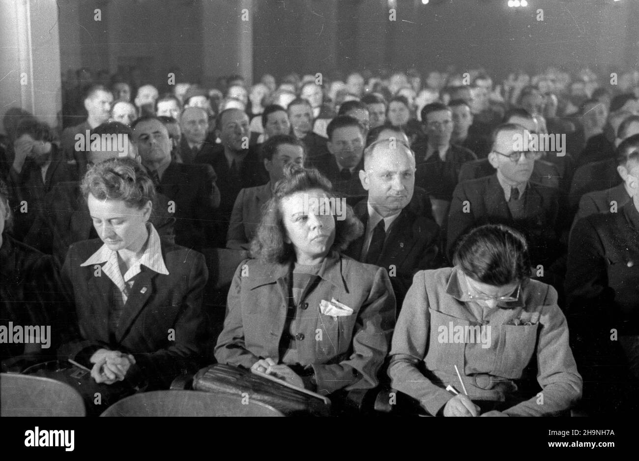 Warszawa, 1948-11-28. III Konferencja Warszawskiej Organizacji Polskiej ...