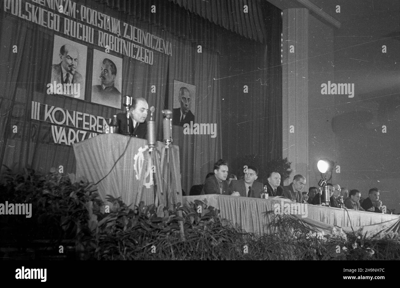 Warszawa, 1948-11-28. III Konferencja Warszawskiej Organizacji Polskiej ...