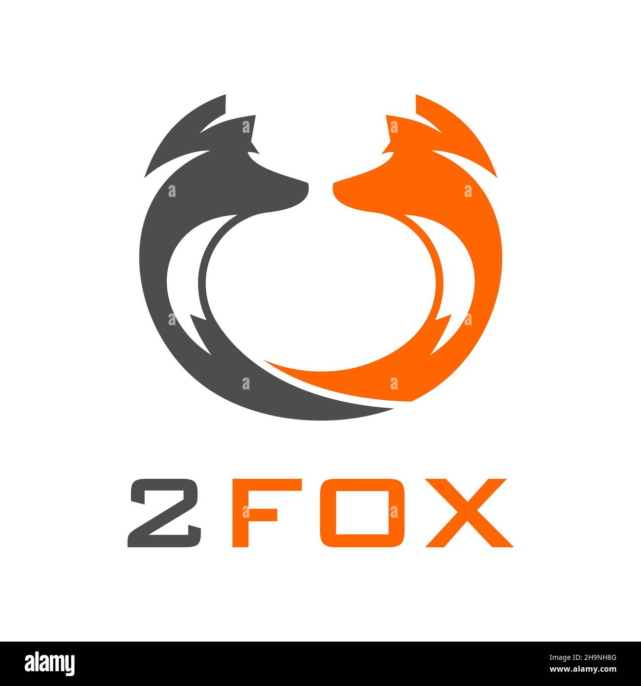 Two fox Cut Out Stock Images & Pictures - Alamy