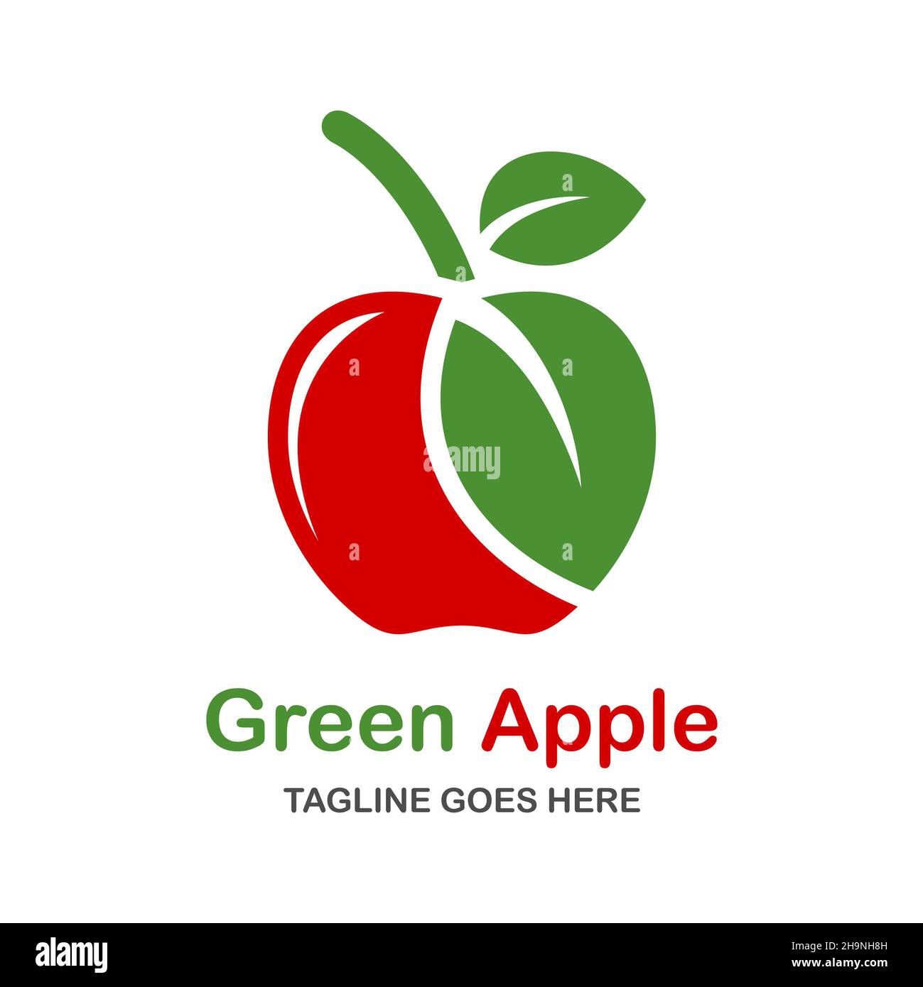 Logo apple vector Cut Out Stock Images & Pictures - Alamy