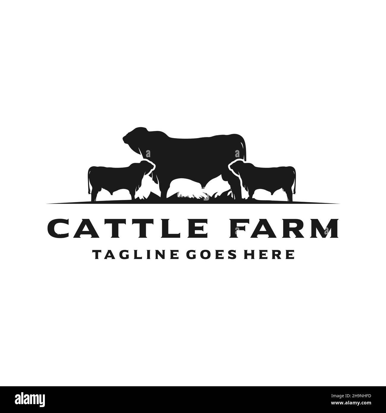 Bull logos Cut Out Stock Images & Pictures - Alamy