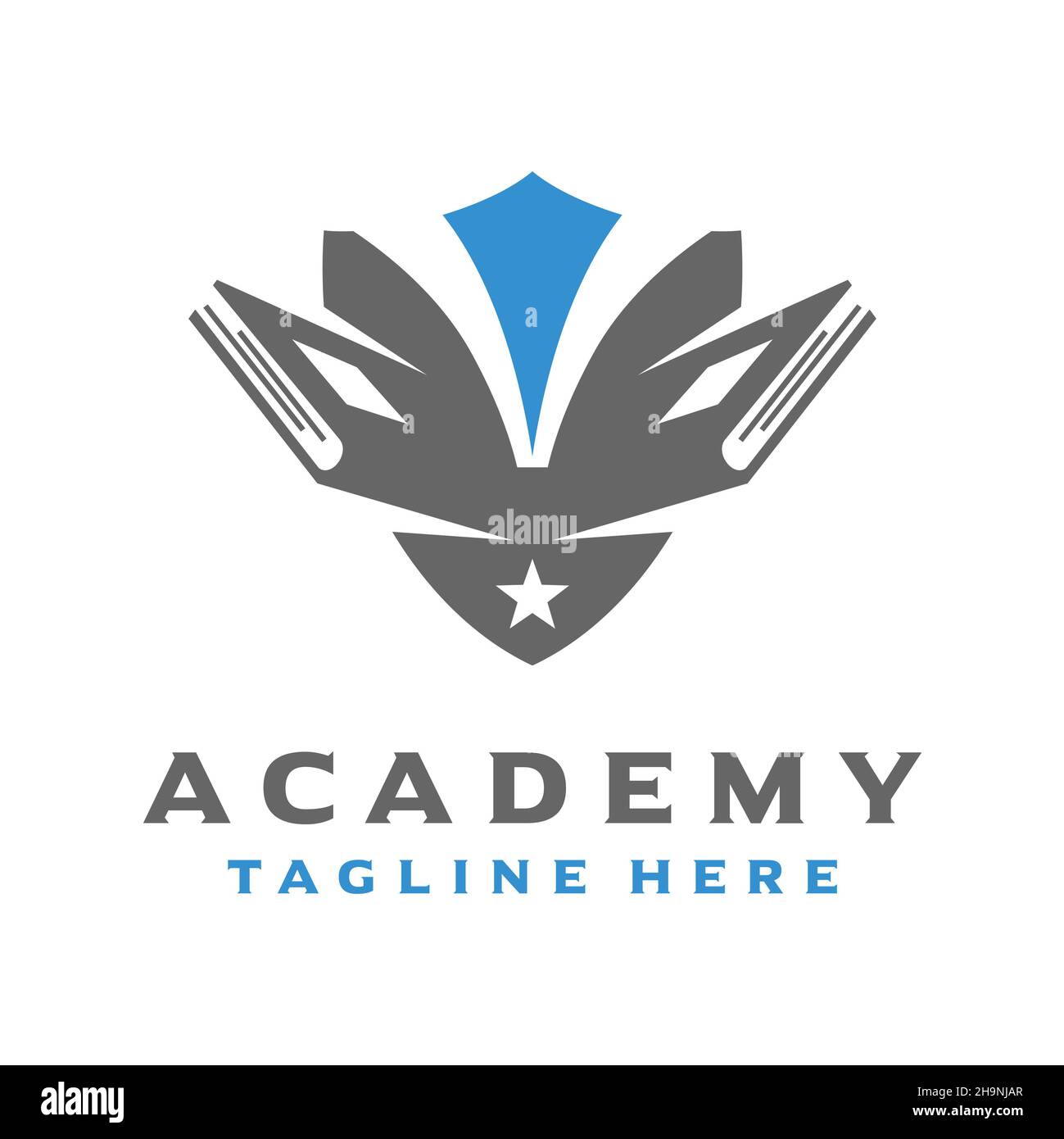 Shield and crown logo Cut Out Stock Images & Pictures - Alamy