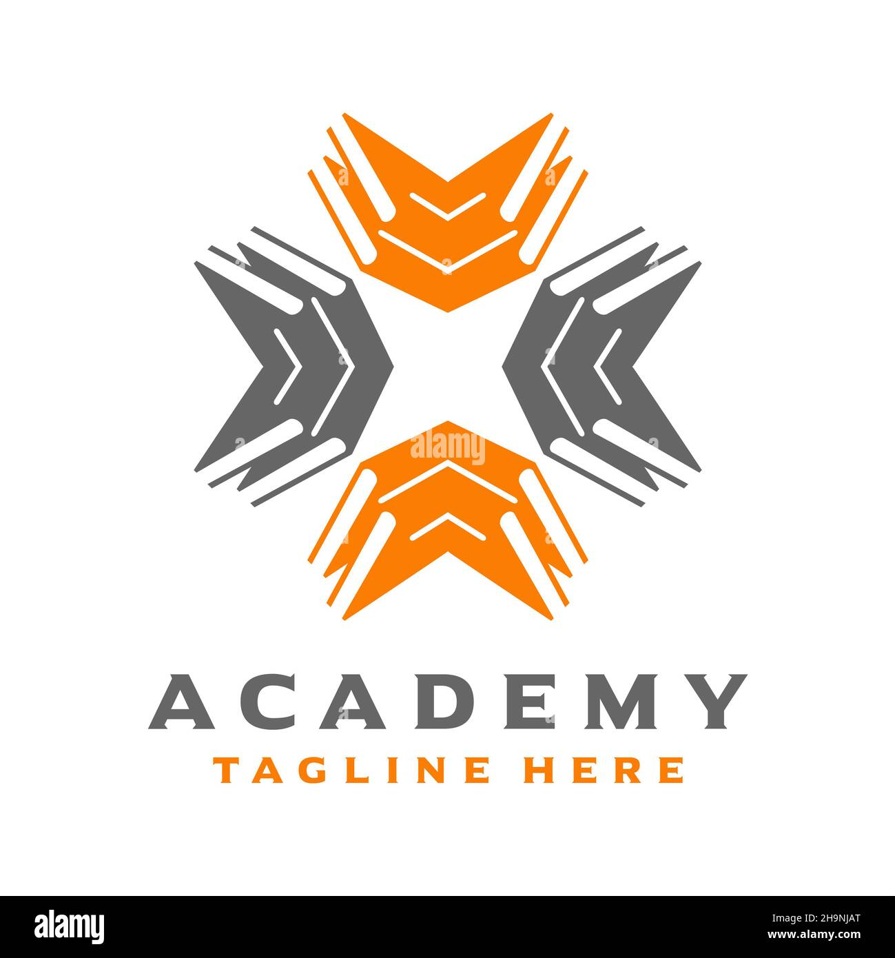 Modern educational logo Cut Out Stock Images & Pictures - Alamy