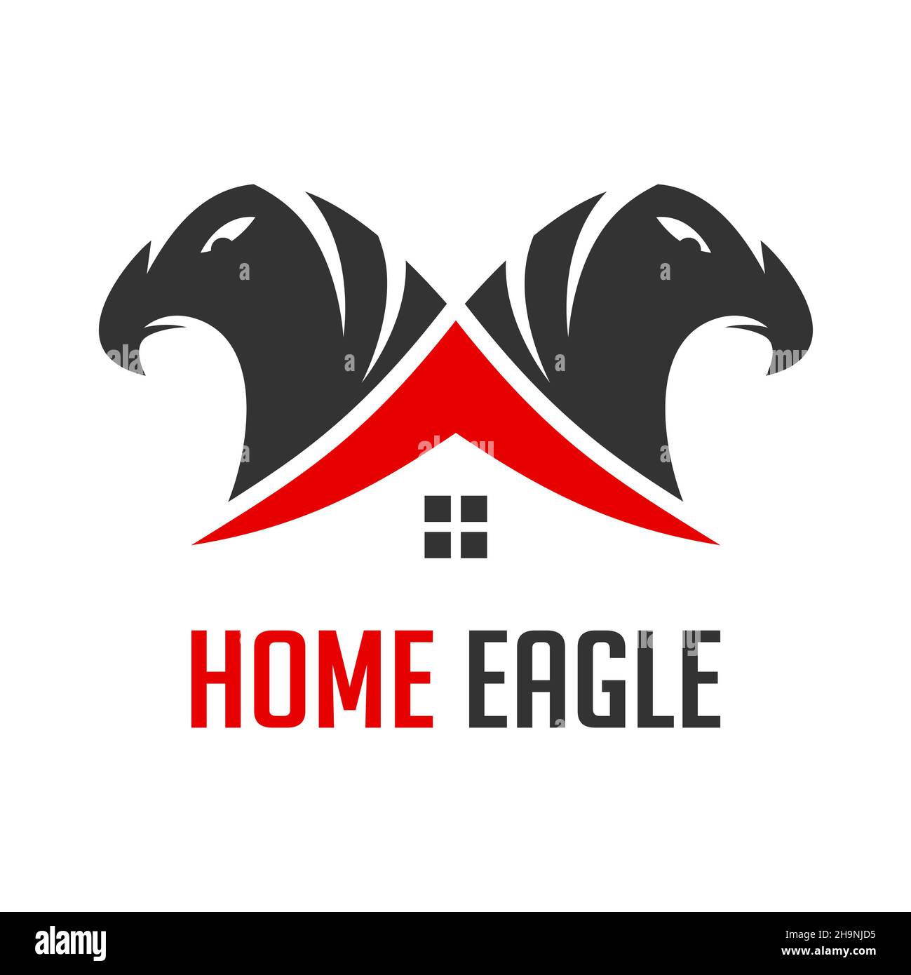 Eagle house logo hi-res stock photography and images - Alamy