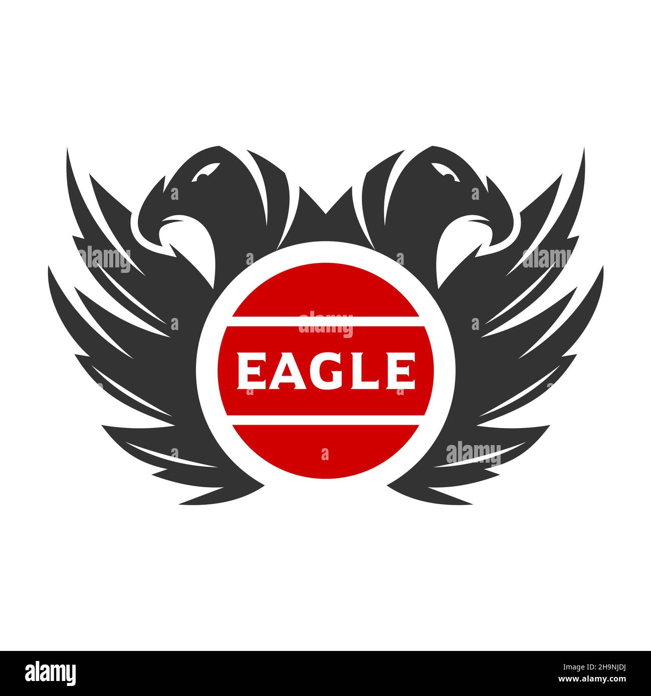 Eagle logo template hi-res stock photography and images - Alamy