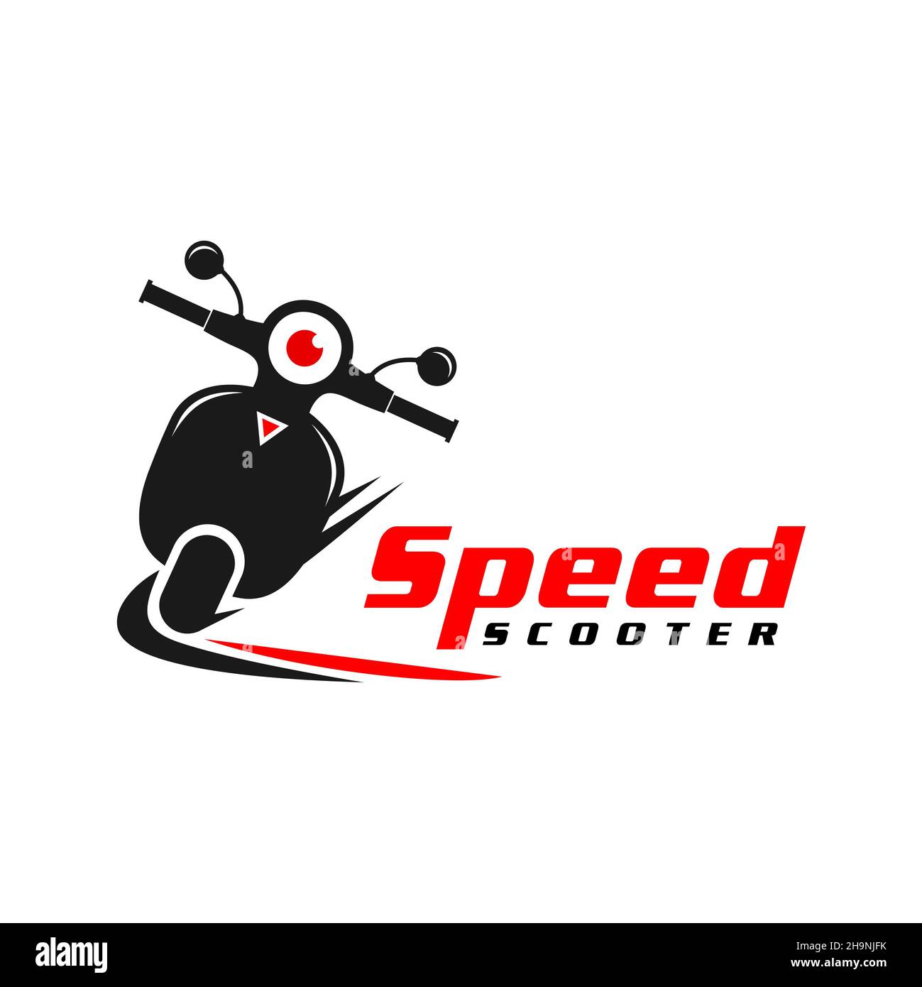 Scooter speed logo company hi-res stock photography and images - Alamy