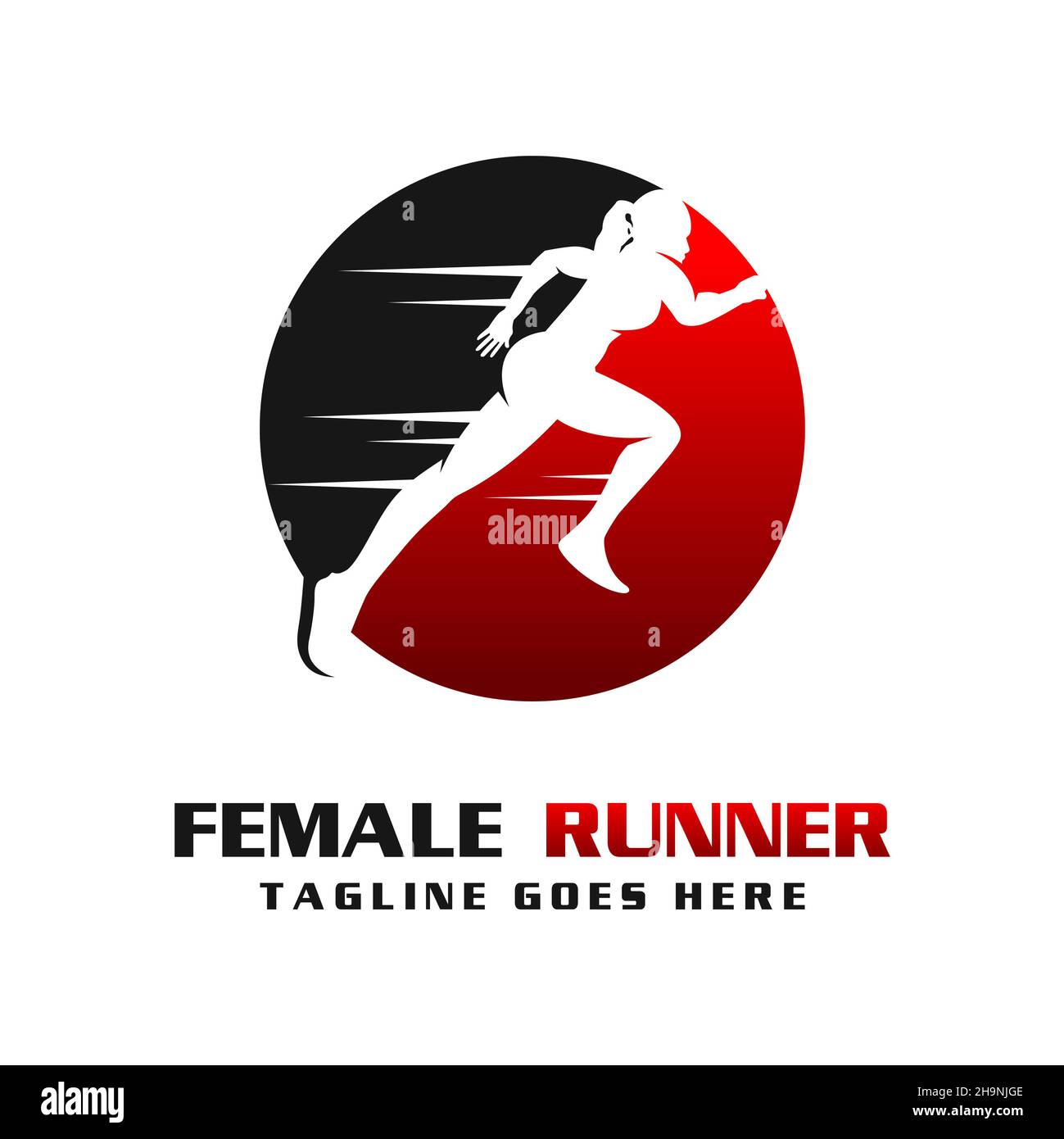 Runner logo hi-res stock photography and images - Alamy