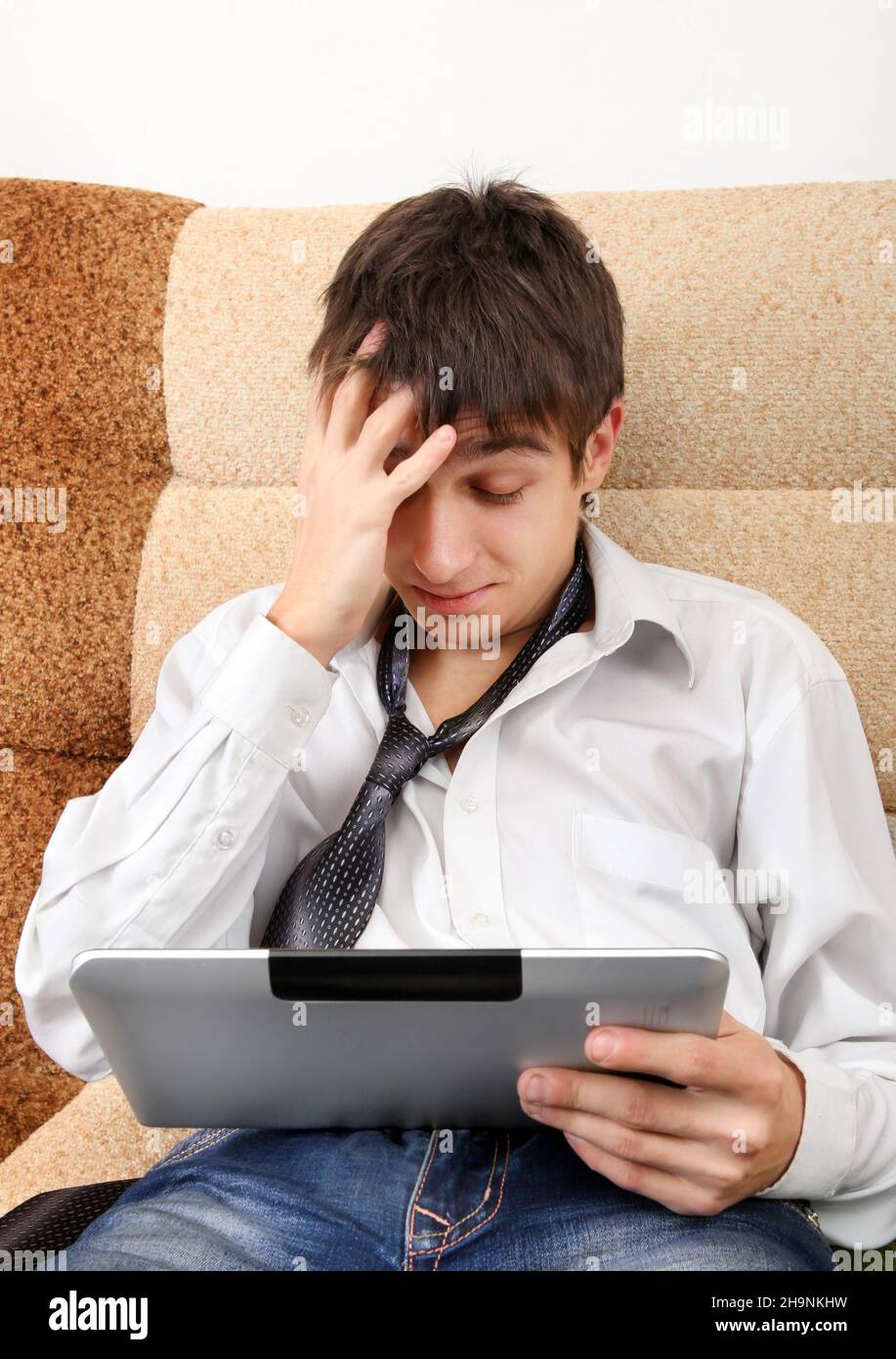 Teenager depression screen hi-res stock photography and images - Alamy