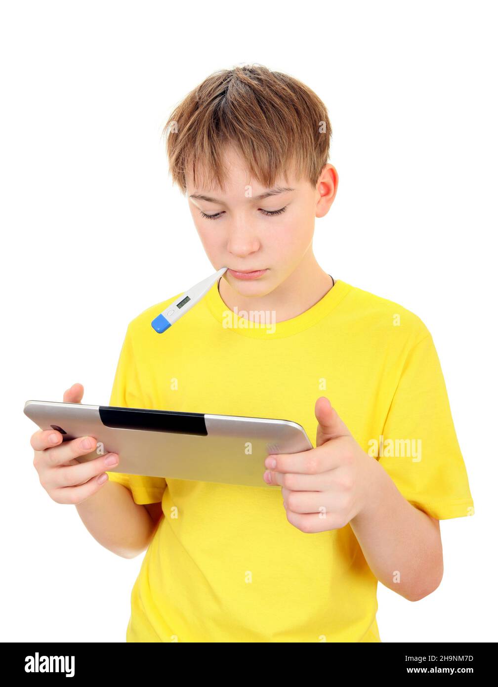 Child thermometer read hi-res stock photography and images - Alamy