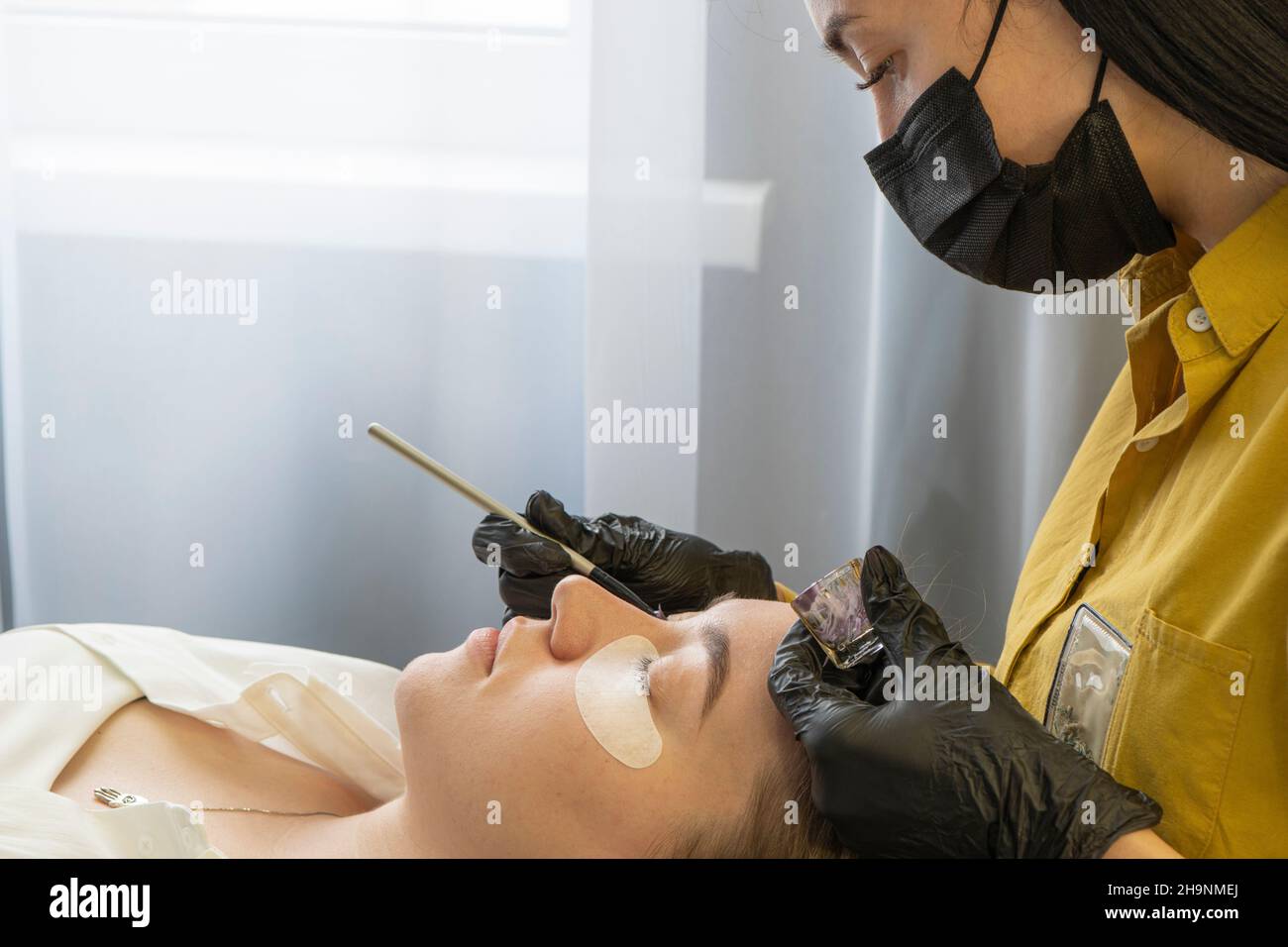 Eyelash Care Treatment Procedures Staining Curling Laminating And