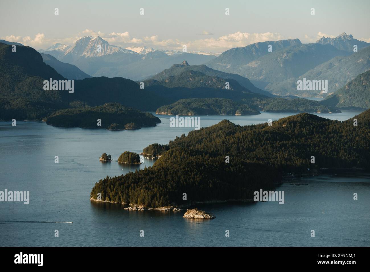 Howe Sound Aerial Photo Stock Photo - Alamy