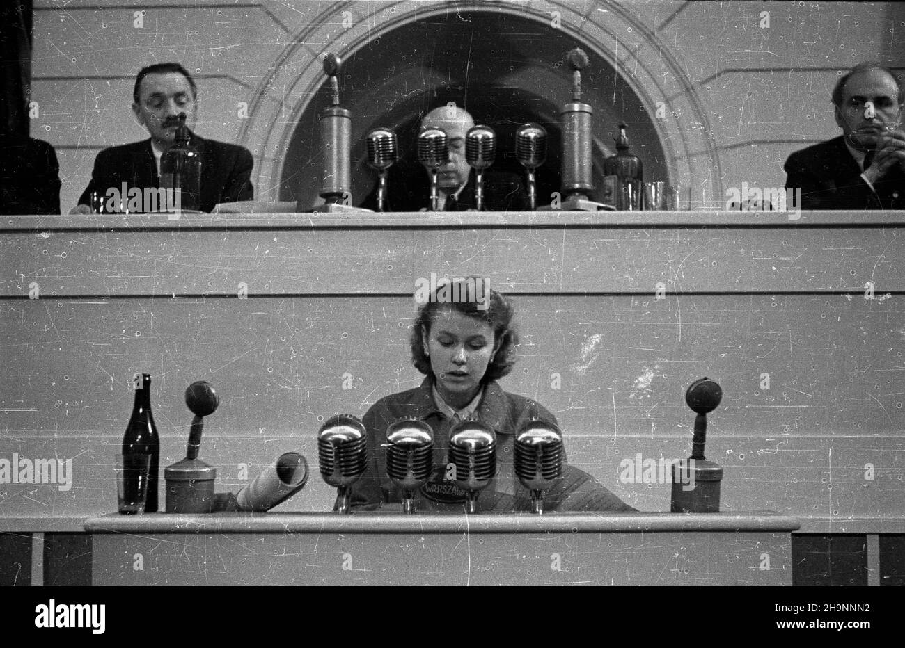 Warszawa, 1948-12-15. Kongres Zjednoczeniowy PPR (Polska Partia ...