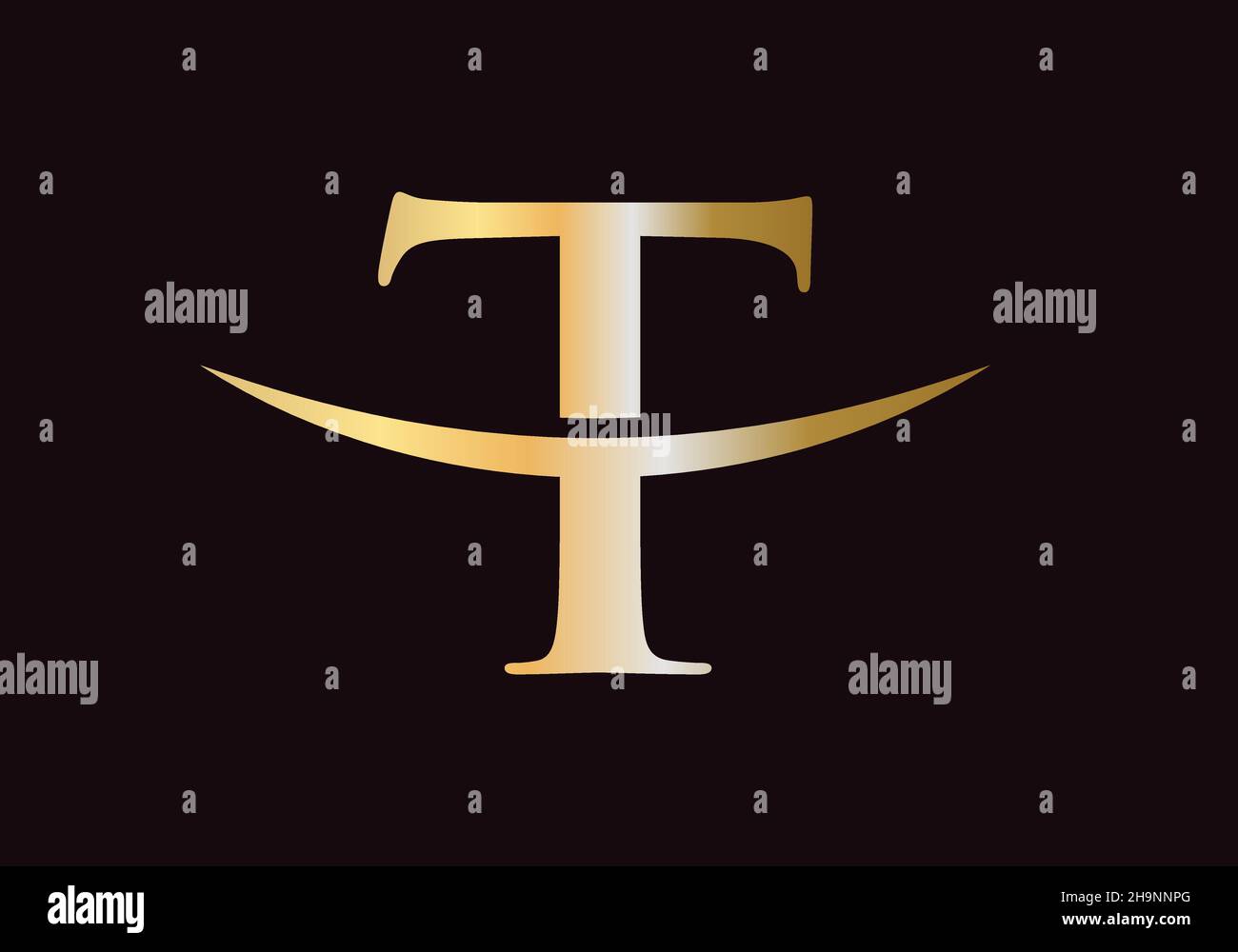 Initial t logo hi-res stock photography and images - Alamy