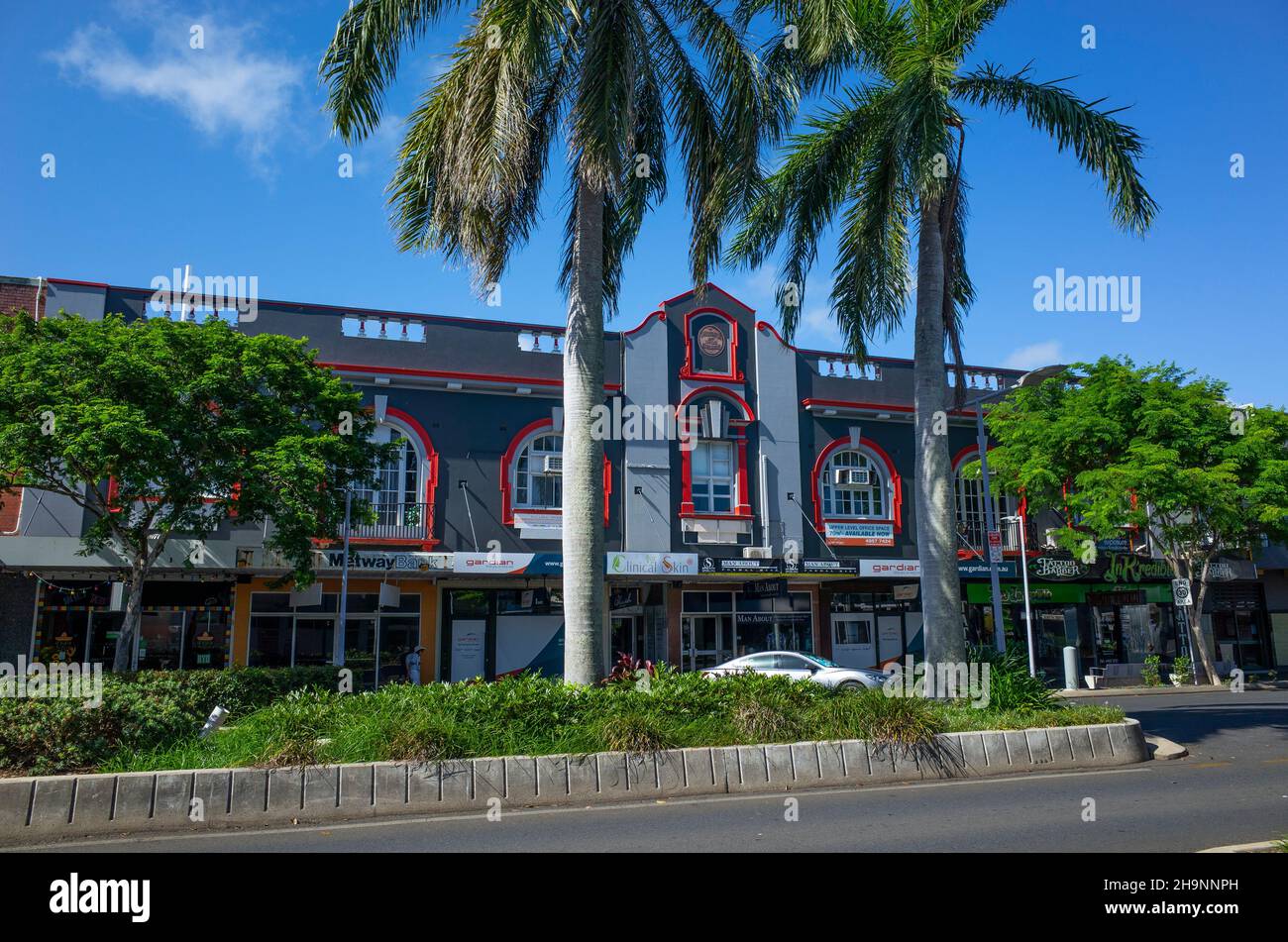 Art Deco heritage buildings in Mackay City, queensland, australia Stock ...