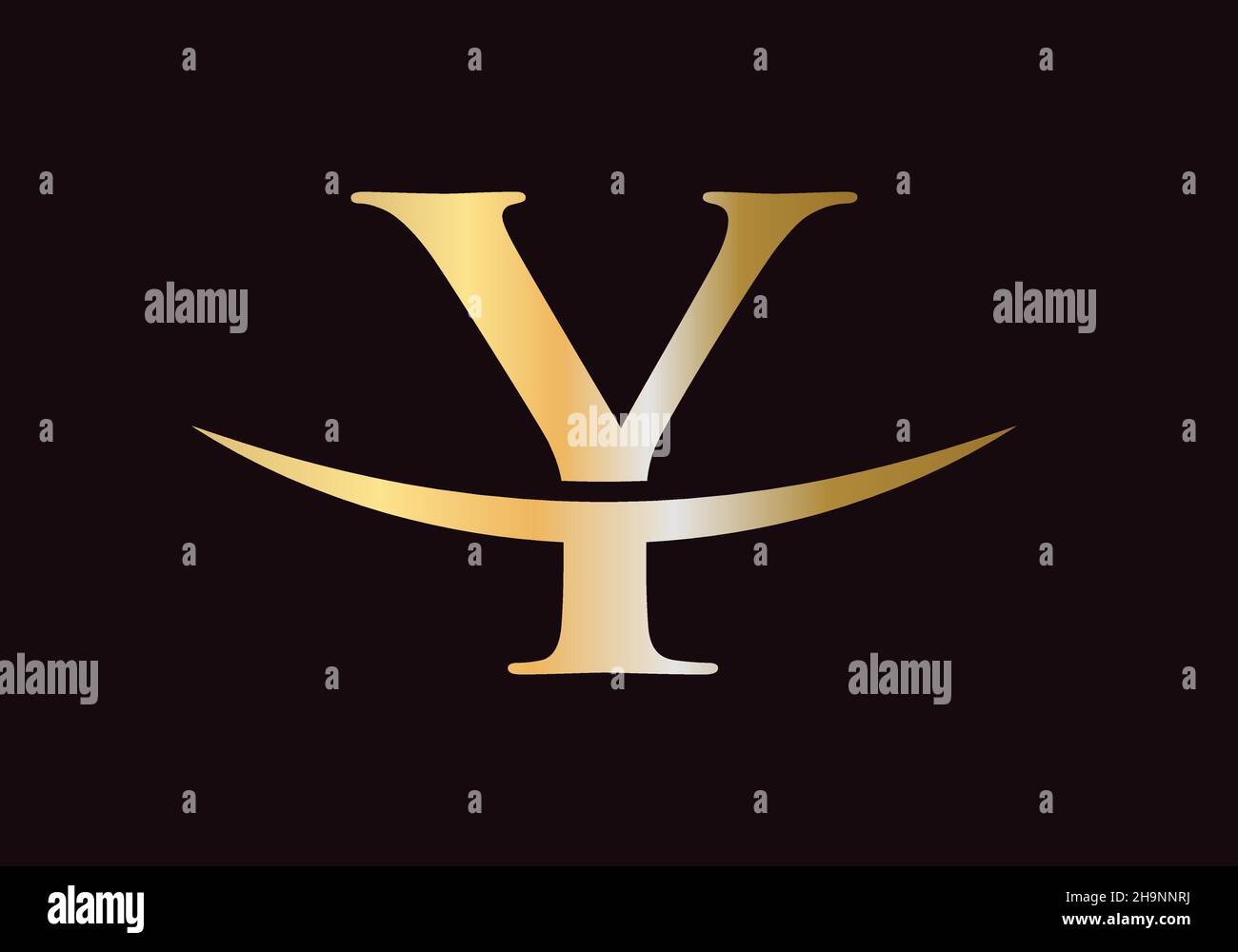 Initial Y logo. Y letter logo design vector template Stock Vector Image ...