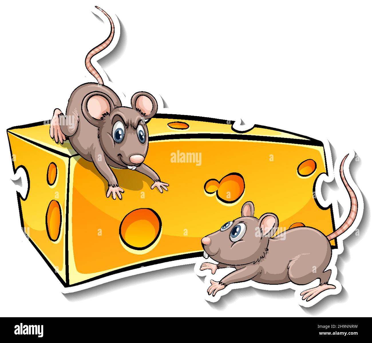 Two mice drawing hi-res stock photography and images - Alamy