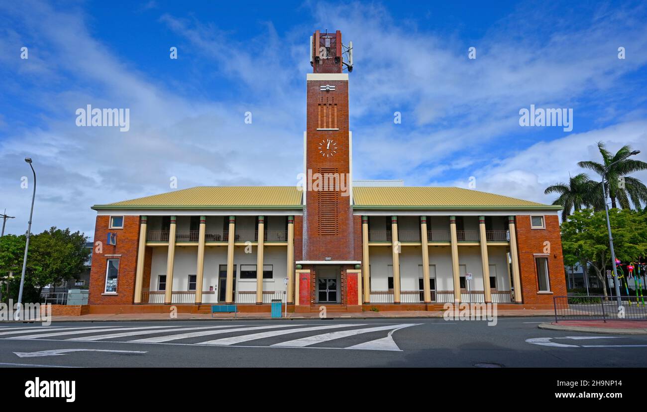 The old post office now the telephone exchange in Mackay in Queensland ...