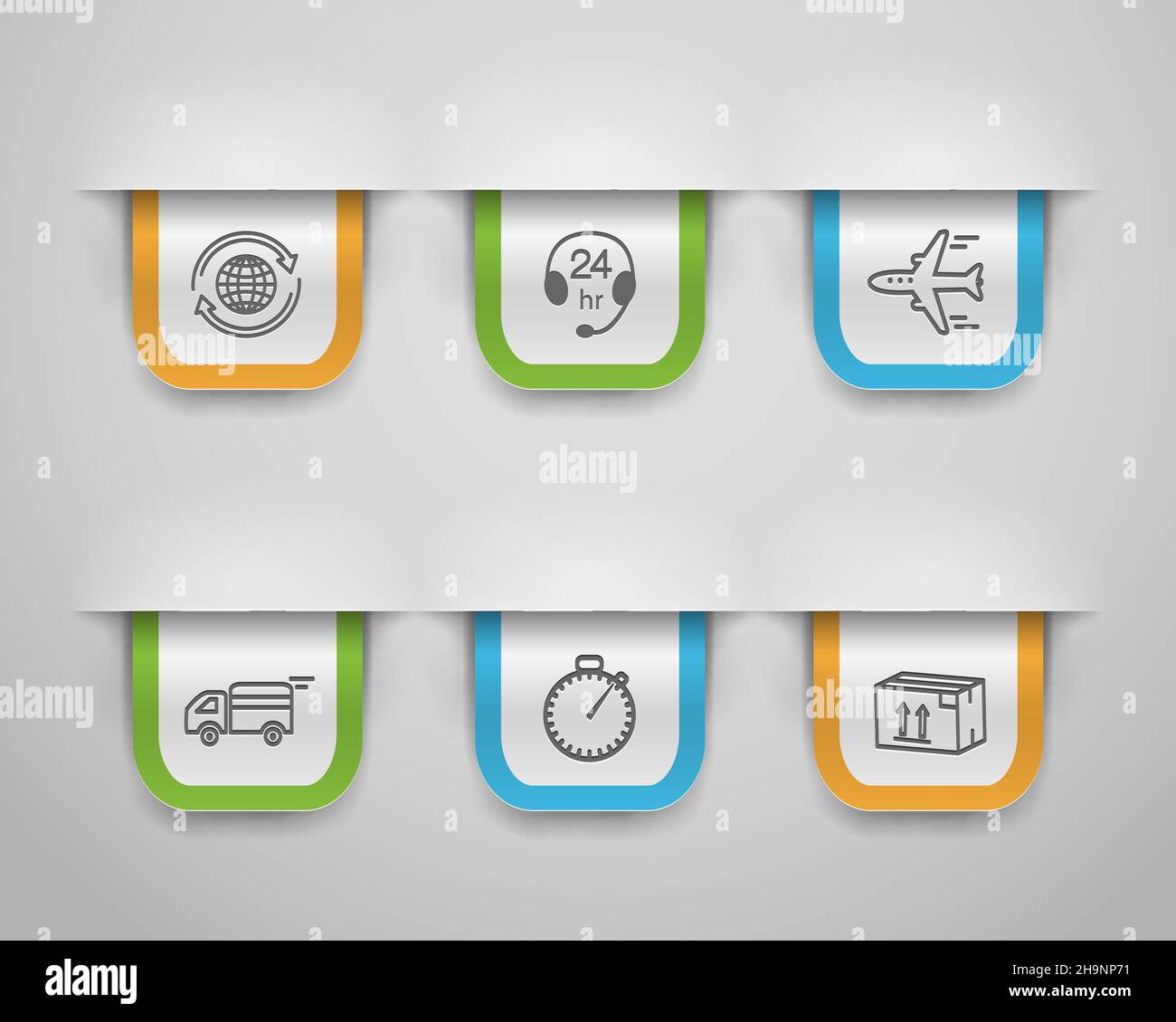 Worldwide shipping icon vector hi-res stock photography and images - Alamy