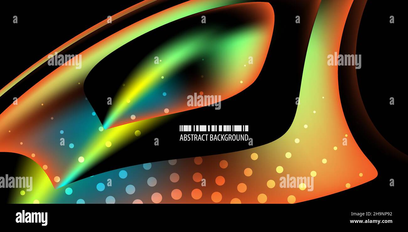 Abstract colorful background graphics template with blended multiple ...