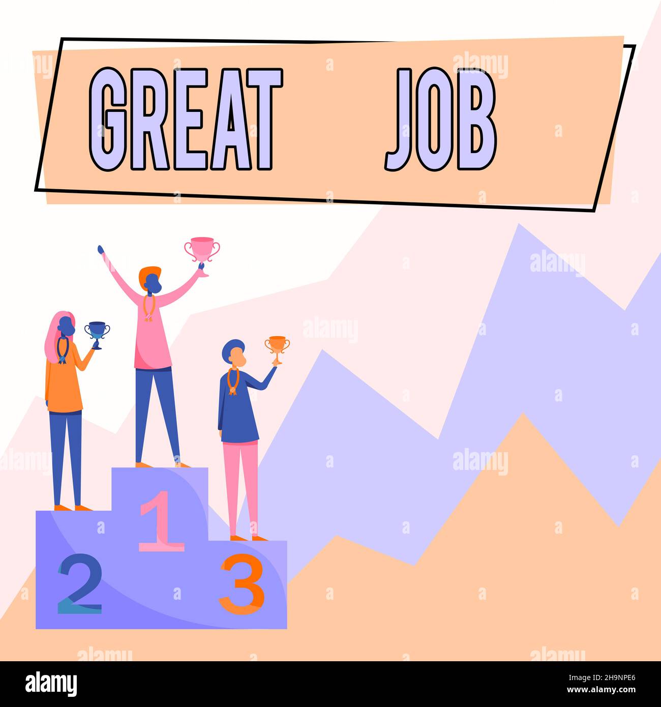 Inspiration showing sign Great Job. Internet Concept used praising someone for something they ...