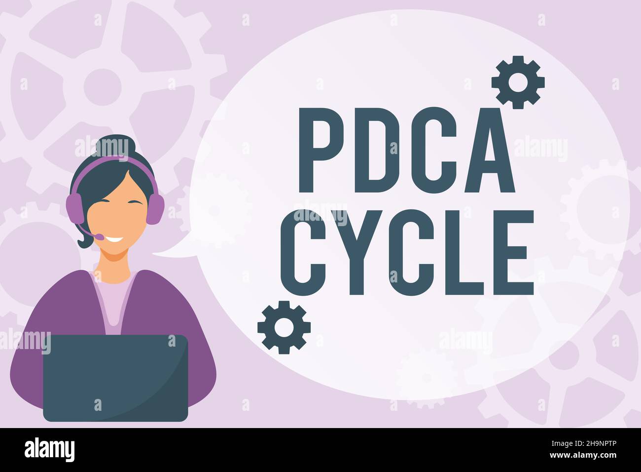 Writing displaying text Pdca Cycle. Business overview use to control ...