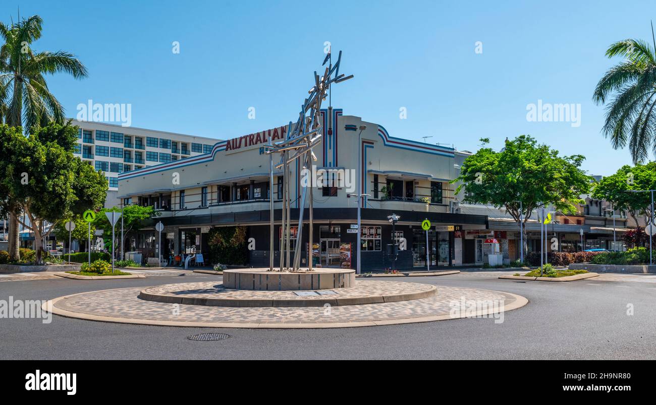 the Australian Hotel in the CBD of Mackay with Canefire a street art ...