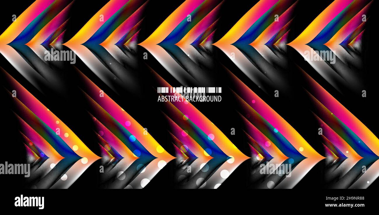 Abstract colorful background graphics template with blended multiple ...