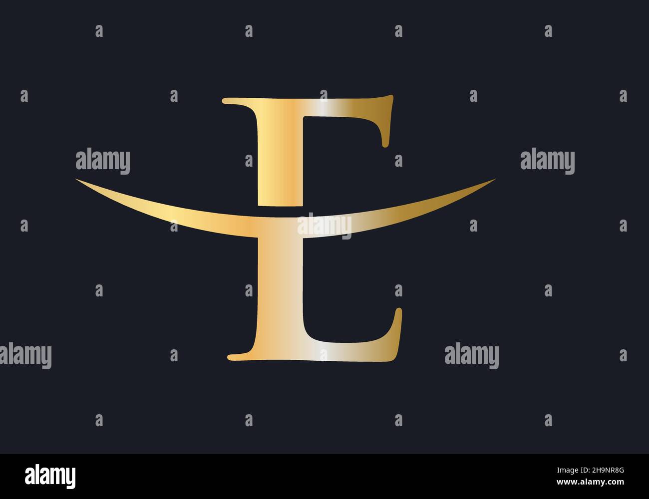 Modern e logo hi-res stock photography and images - Alamy