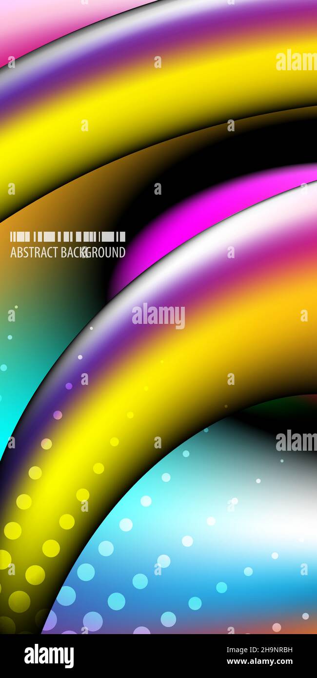 Abstract colorful background graphics template with blended multiple ...