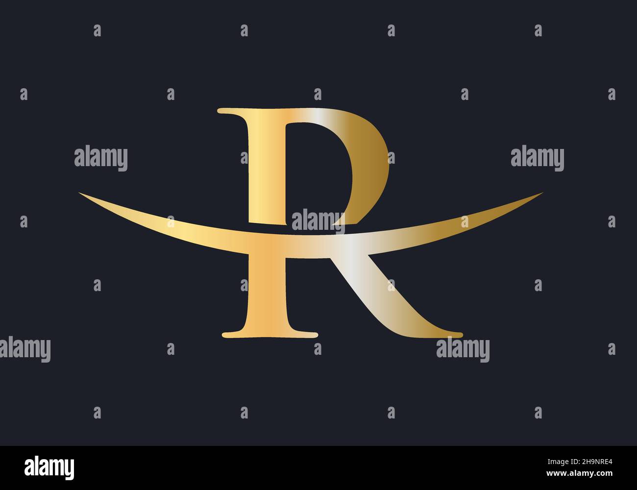 Initial Monogram Letter R Logo Design Vector. R logo design Stock ...