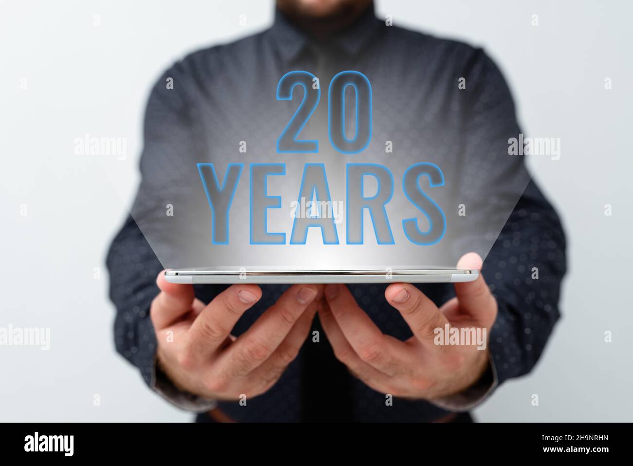 Conceptual caption 20 Years. Conceptual photo Remembering or honoring ...