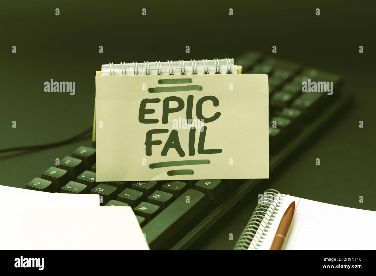Text Showing Inspiration Epic Fail Word Written On A Spectacularly