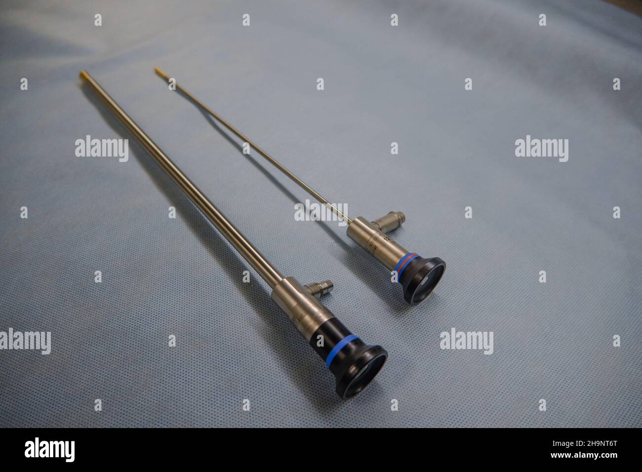 two different endoscopic optics are next to each other Stock Photo - Alamy