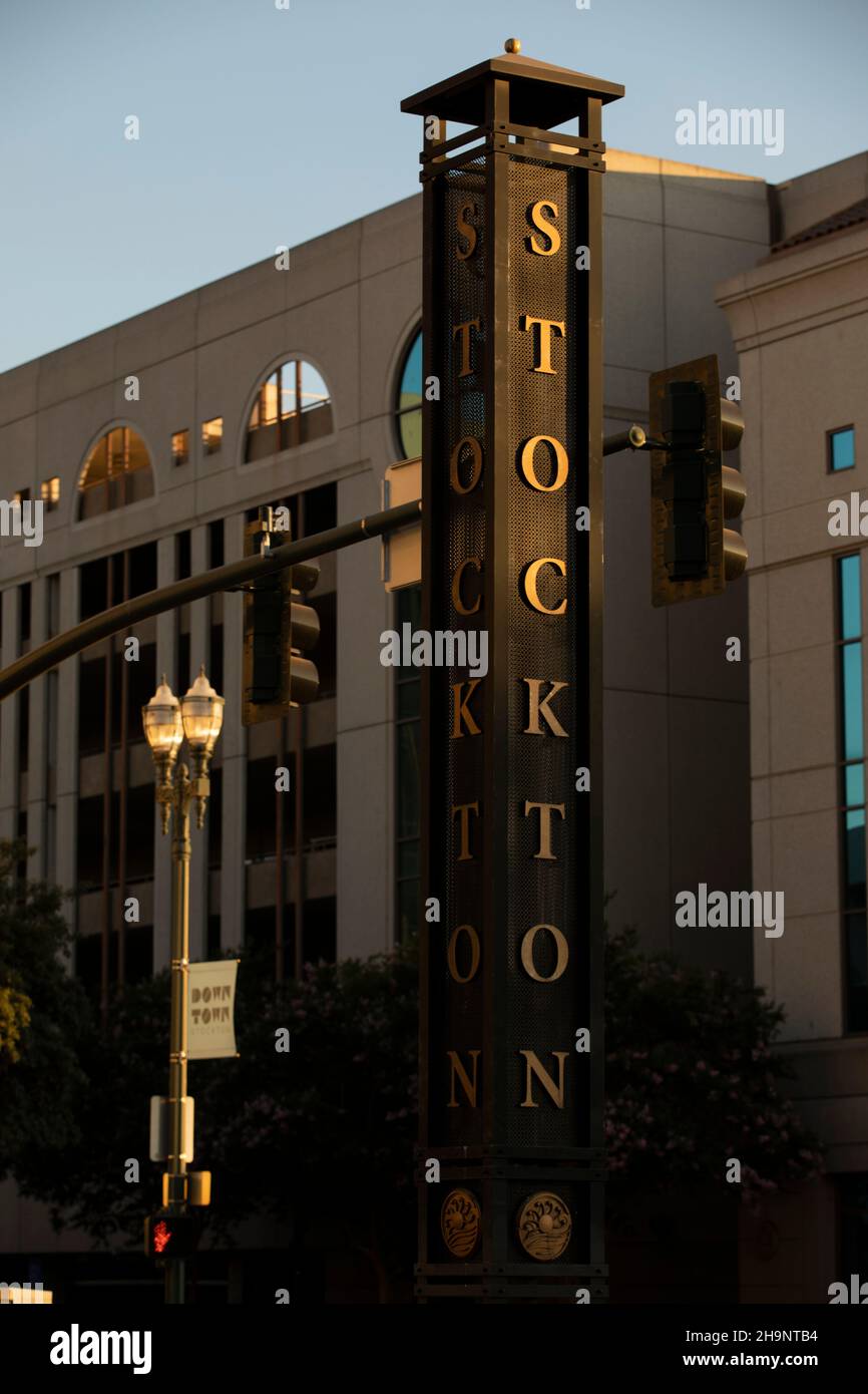 Stockton california aerial hi-res stock photography and images - Alamy