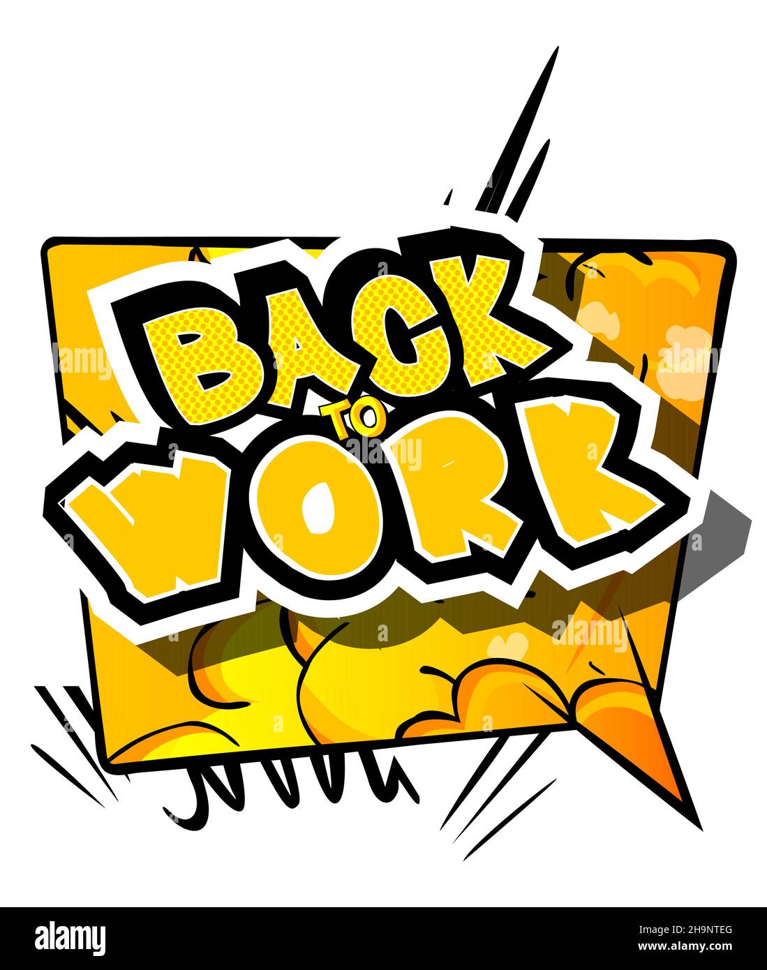 Back to work, working vacation, holiday break or unemployed business ...