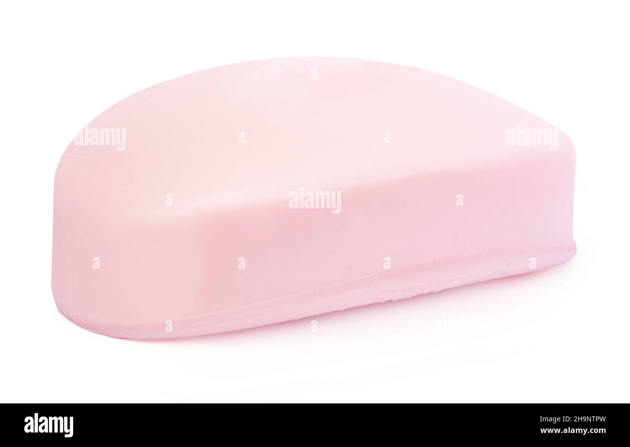 Soap bar isolated over white background, close up Stock Photo - Alamy