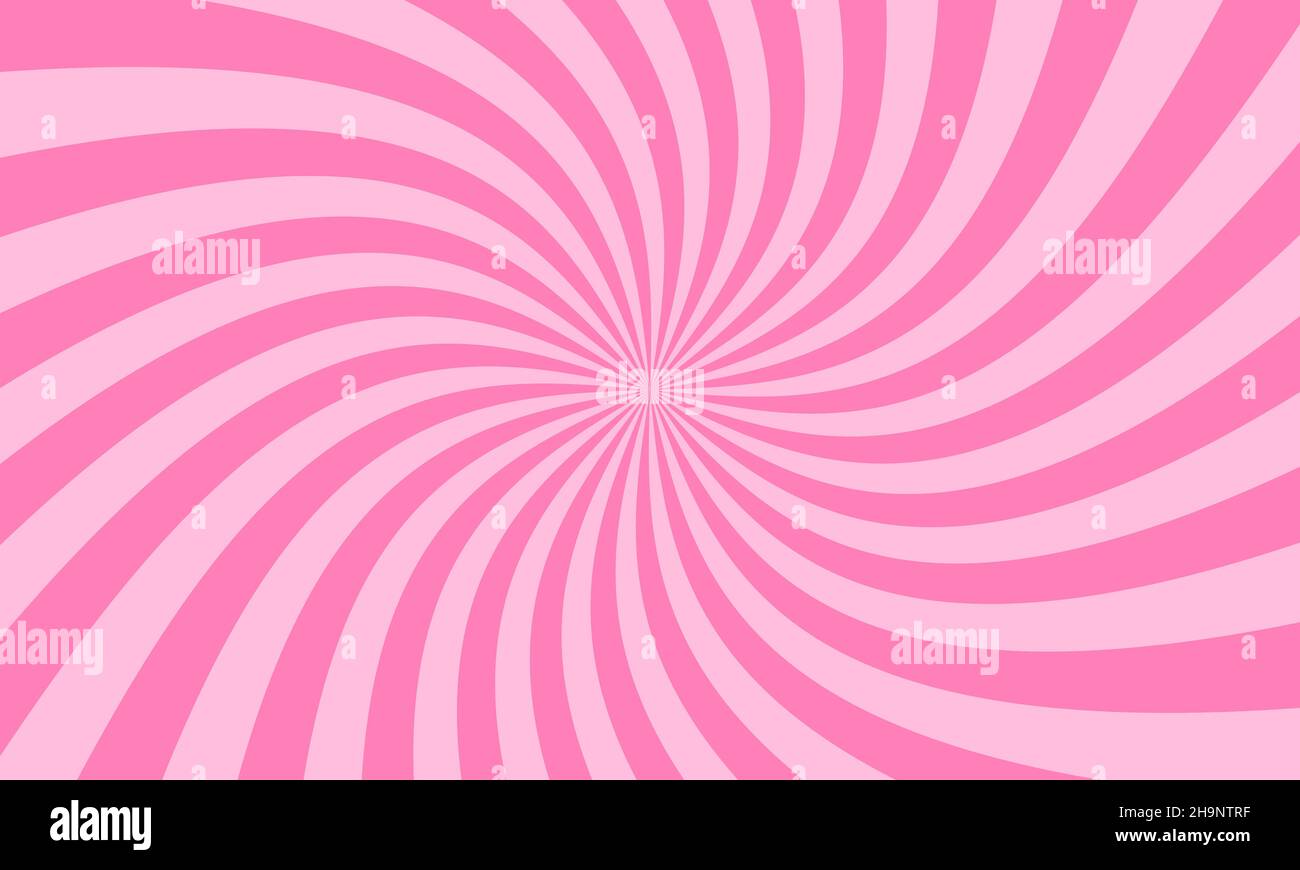 Pink rays background in retro style. Vector Stock Vector Image & Art ...