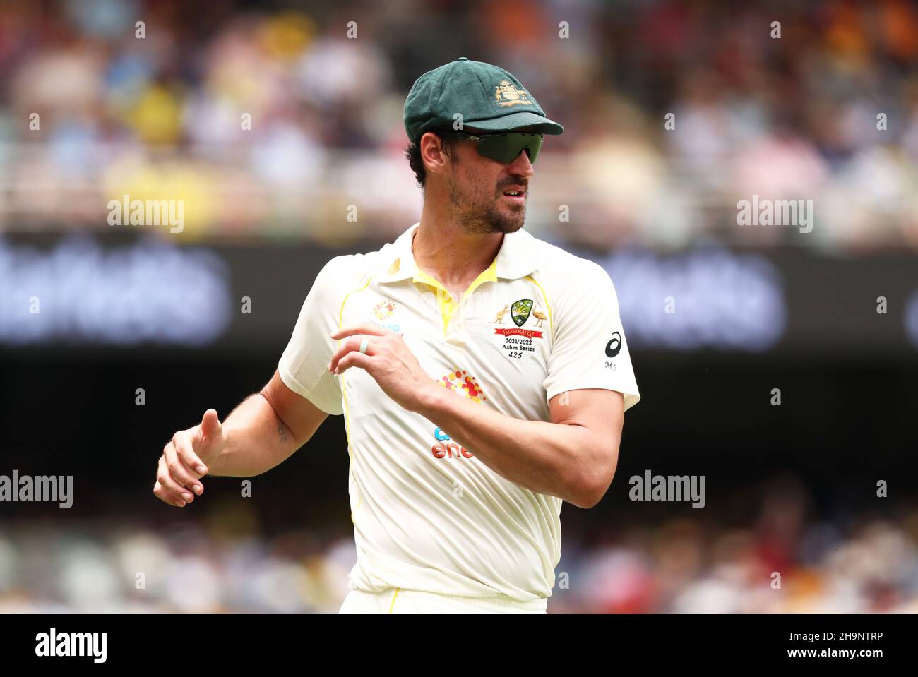 Australia's Mitchell Starc during day one of the first Ashes test at ...